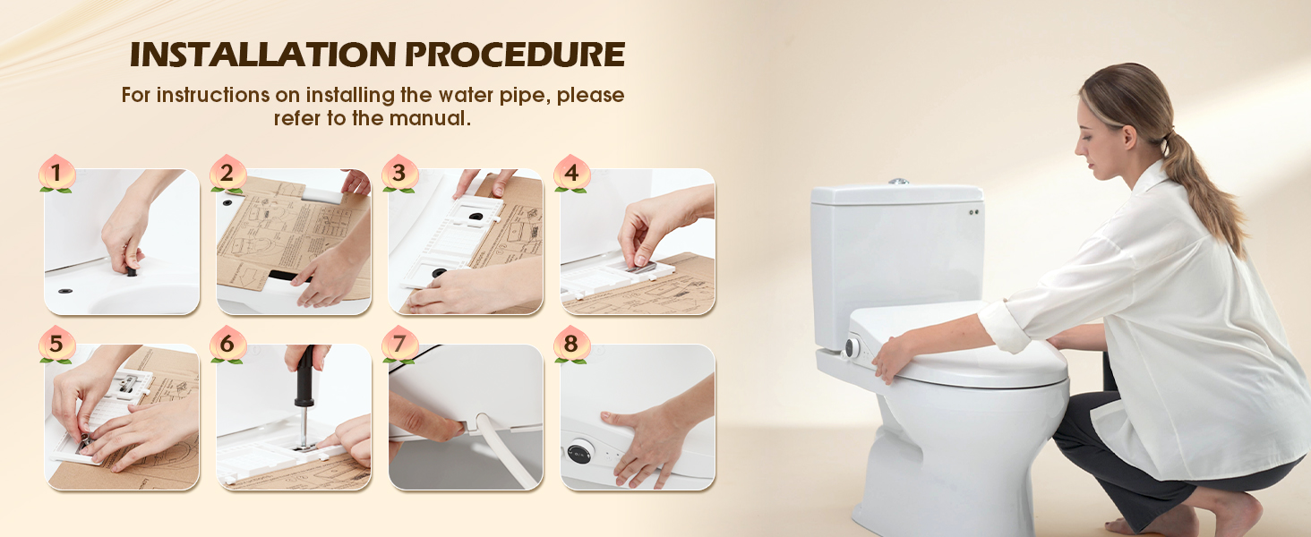 iliD Smart Max Bidet Toilet Seat, Electric Elongated Ecoseat with Four Cleaning Modes, Auto Open ...