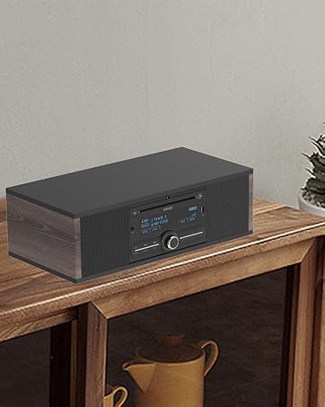 Amazon.com: KEiiD Retro CD Players for Home with Speakers Wooden ...