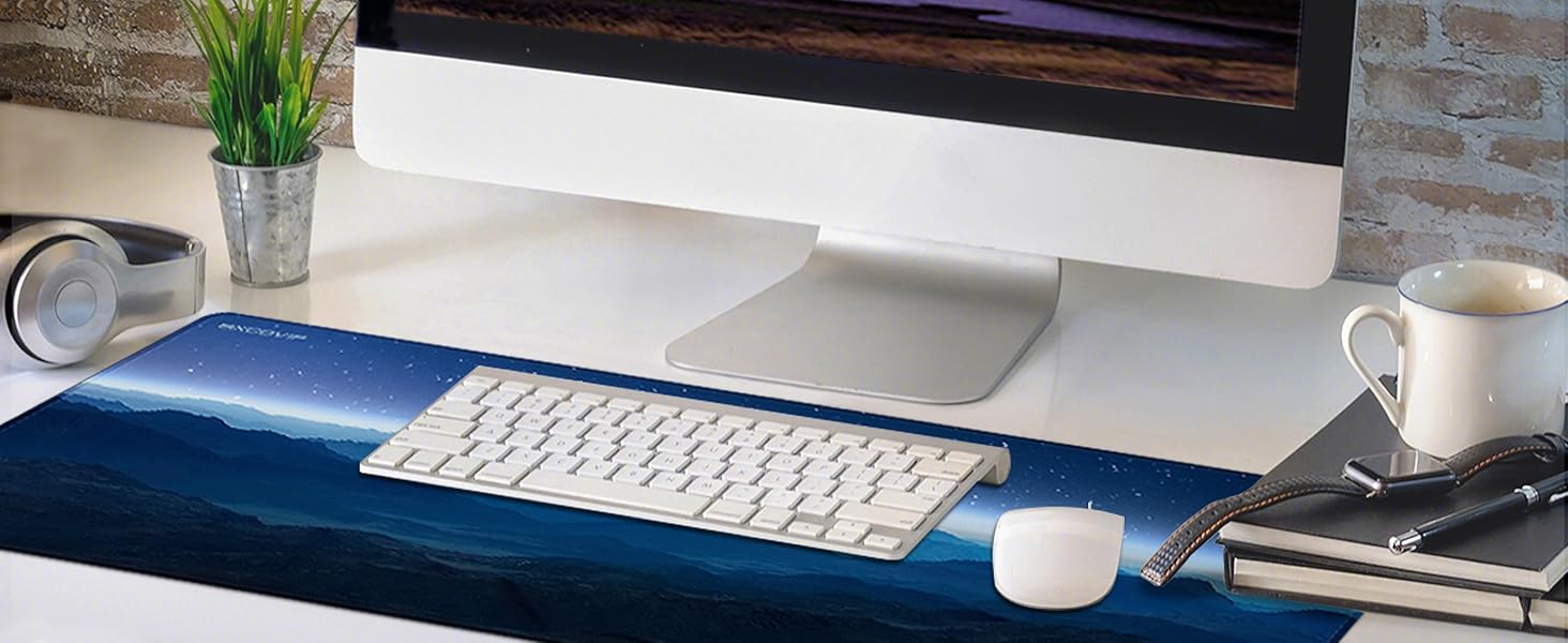 excovip Gaming Mouse Pad XL Large Mouse Mat Pad Washable Keyboard Desk ...