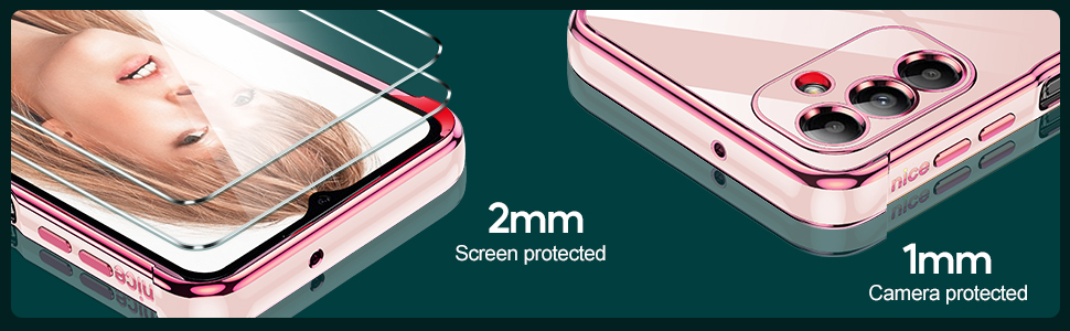 Amazon.com: LeYi for Galaxy A13-5G Phone case: [2 Pcs] Screen Protector, for Women Girl Love ...