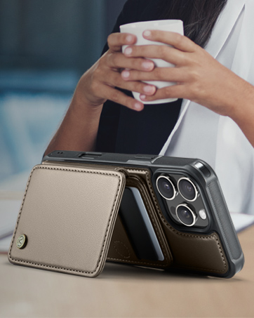 Amazon.com: Usroom Compatible with Magsafe for iPhone 13 Wallet Case Magnetic Card Holder, RFID ...