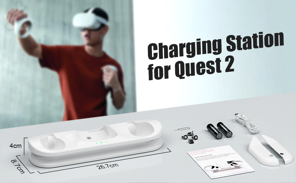 BDFFLY VR Charging Dock for Oculus Quest 2,Charging Station for Meta ...