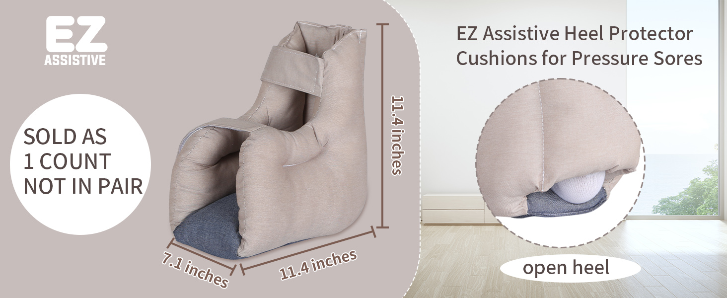Amazon.com: EZ Assistive Heel Protector for Pressure Sores,Foot Pillow for Elderly/Bedridden ...