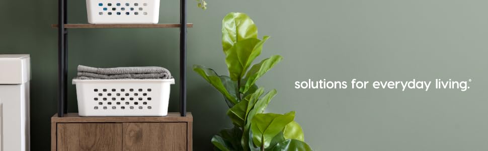 IRIS USA Small Plastic Storage Basket, 12-Pack, Shelf Basket Organizer ...