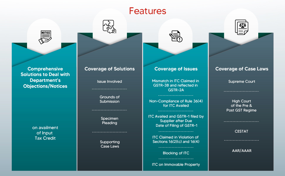 Buy Taxmann's How to Deal with Department's Notices on GST Input Tax ...