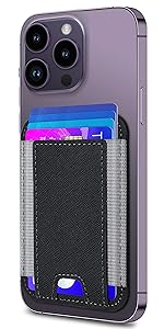 Amazon.com: ExtreLife for Magsafe Wallet with AirTag Holder, Magnetic Wallet for iPhone 15/14/13 ...