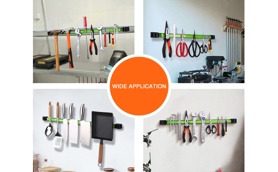 Amazon.com: swiftrans Magnetic Tool Holder 18 Inch 8 Pack Heavy Duty Magnet Tool Bar Strip Rack ...