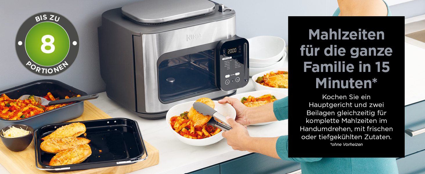 Amazon.de: Ninja Combi 12-in-1 Multikocher, Ofen & Heißluftfritteuse, 12 Kochfunktionen, Air ...