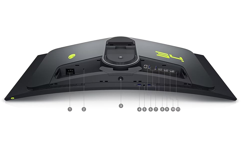 Monitor Gamer Curvo Alienware QD-OLED de 34- AW3423DWF | Amazon.com.br