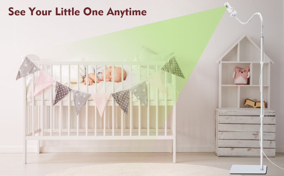 Amazon.com: Baby Monitor Floor Stand Compatible with HelloBaby, Nanit Pro, Infant Optics ...