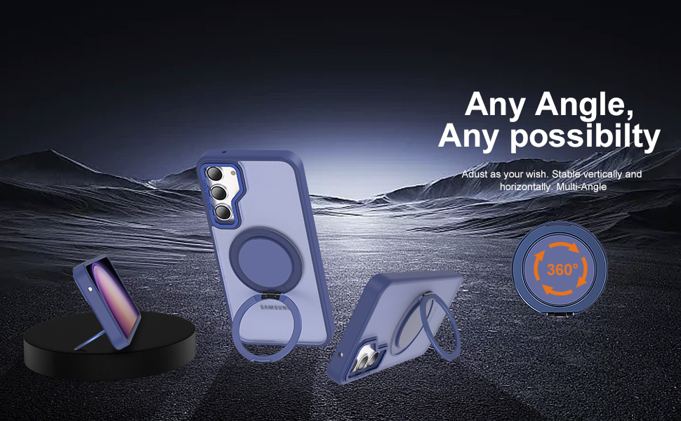 Amazon.com: Danycase for Samsung Galaxy S24 Plus Case with 360° Rotatable Magnetic Ring Stand ...