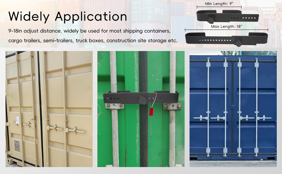 Quality Life Shipping Container Lock, Cargo Door Lock, Heavy Duty Steel ...