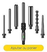 Rotation à 360°, Boucleur Automatique, PARWIN PRO BEAUTY Boucleur à Cheveux, 25mm Fer à Boucler ...