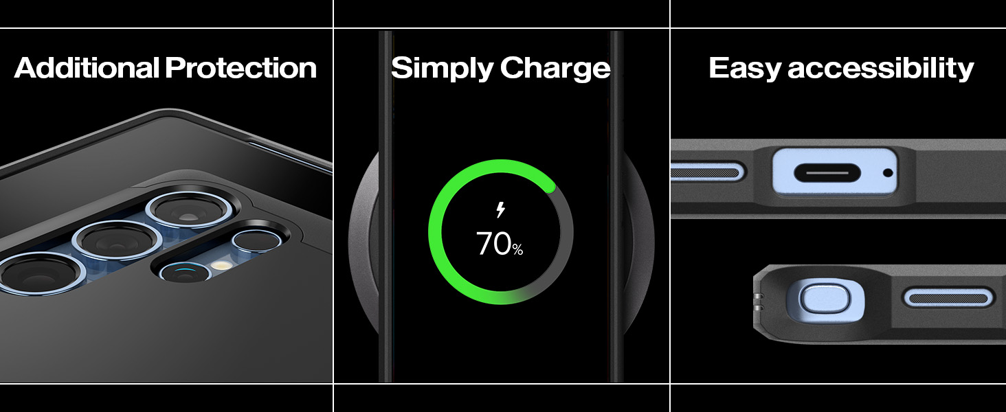 Spigen Tough Armor (AI) MagFit Case for Samsung Galaxy S25 Ultra, Compatible with MagSafe ...