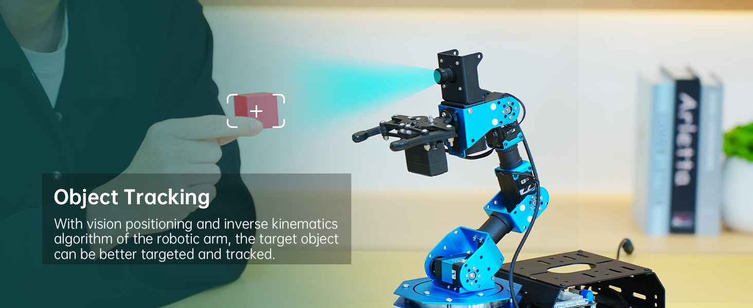 Amazon.com: HIWONDER ArmPi FPV Robot Arm Kit Raspberry Pi 6DOF AI ...