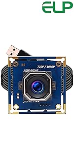 Amazon.com: ELP 16MP Wide Angle USB Camera Module for Raspberry Pi and Computer 4K Mini UVC USB2 ...