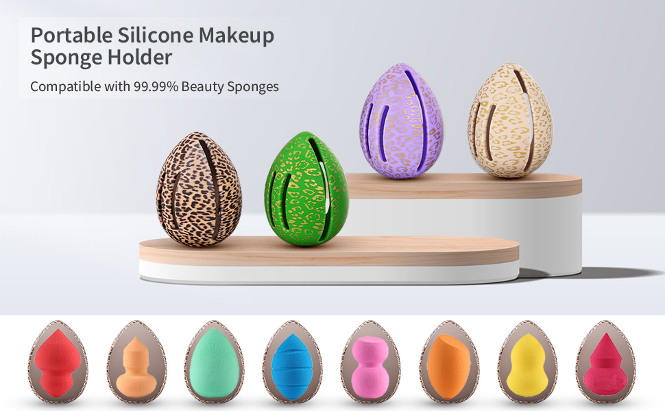 Amazon.com : Beauty Blender Case | Make-up Sponge Travel Holder | Powder Puff case for Storage ...