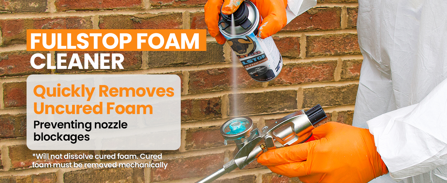 Amazon.com: BEEST FullStop Spray Foam Insulation Kit for Walls and Attic - 240 Board ft/sq.ft ...