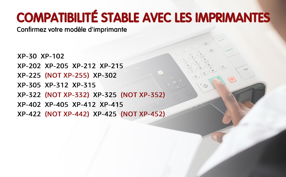 18XL Cartouches d'encre Compatible pour Epson 18XL 18 XL pour Expression Home XP-305 XP-315 XP ...