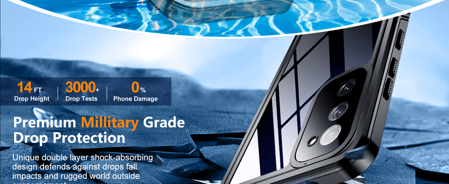 Amazon.com: Temdan for Samsung Galaxy S20 FE Case Waterproof, [Military-Grade Drop Protection ...