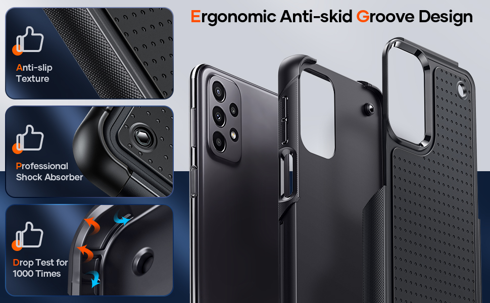 Amazon.com: LeYi for Samsung Galaxy A13-5G Case: Samsung [A32] [A23] [A04S] Case with 2 Pack ...