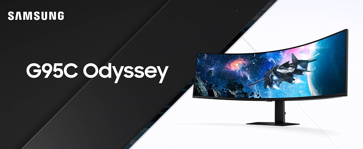 Amazon.com: Samsung 49" Odyssey G9 G95C DQHD 240Hz 1ms(GtG) DisplayHDR 1000 Curved Gaming ...