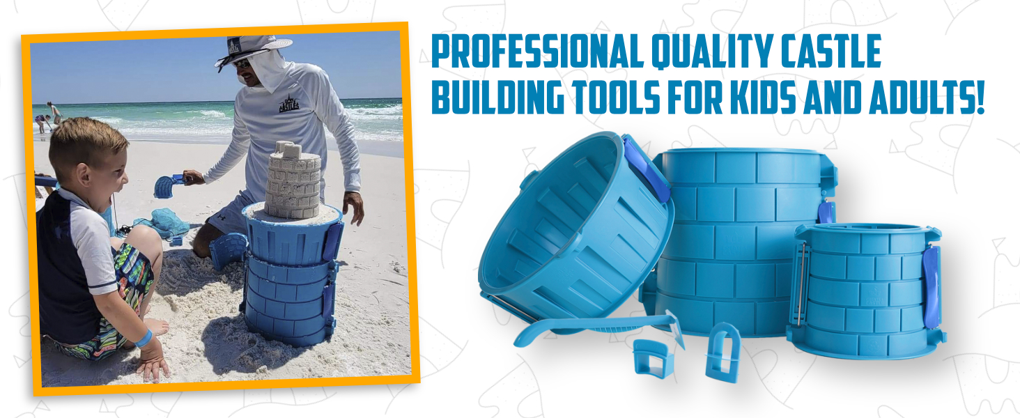 Amazon.com: Create A Castle Sandcastle Kit as Seen on Shark Tank, 5 ...