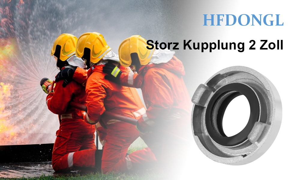 Storz Kupplung 2 Zoll Festkupplung mit Dichtung C-Kupplung mit Innengewinde Alu Schlauchkupplung ...