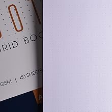 Scholar Premium Grid Books (120 Gsm thick paper with 40 sheets of 5 mm dot-grid, 5 mm Isometric ...