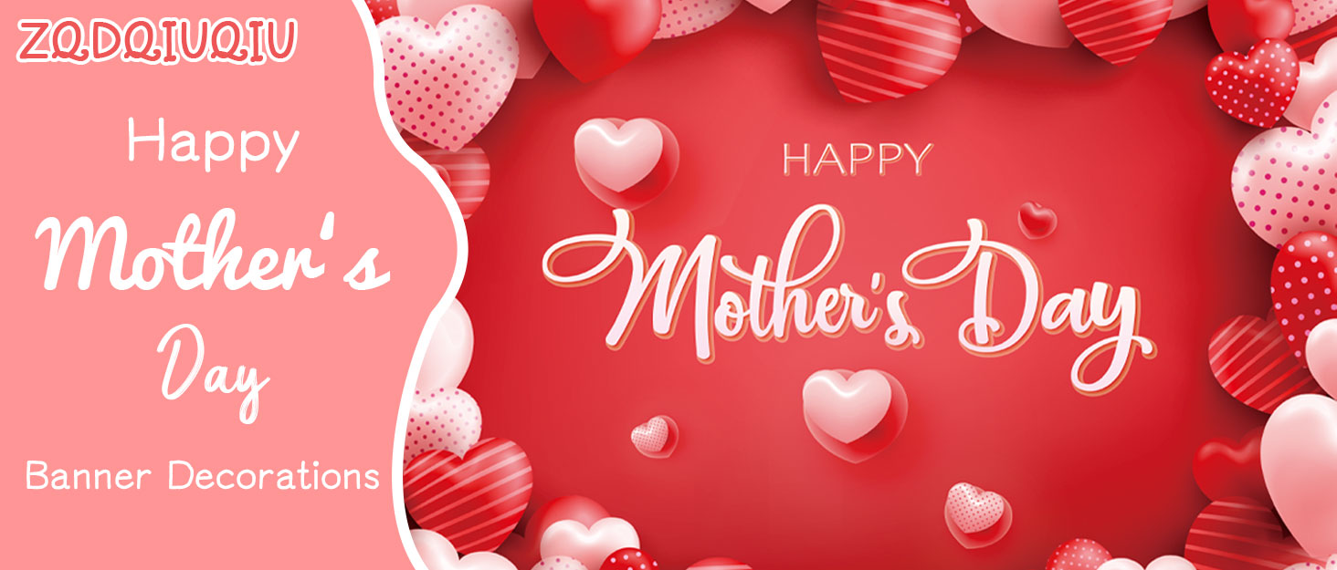 Amazon.com : Happy Mother's Day Banner - XtraLarge 7x5 FT Large Reusable Mother's Day Backdrop ...