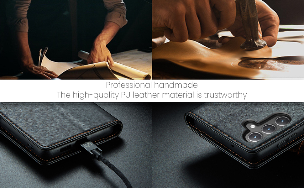 Amazon.com: FLIPALM Wallet Case for Samsung Galaxy S25 Plus/S25+, RFID Blocking Credit Card ...