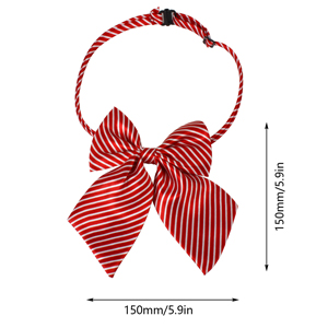 Larcele 4-Pack Girls JK Uniform Bow Ties Adjustable Bowtie Large Ribbon ...