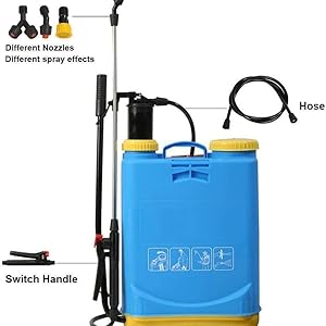20 L Litre Garden Backpack Pressure Knapsack Weed Killer Fence Water Sprayer New : Amazon.co.uk ...