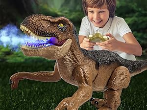 Amazon.com: RC Dinosaur Toys for Kids 3-5 Gesture Sensing T Rex Remote Control Dinosaurs for ...