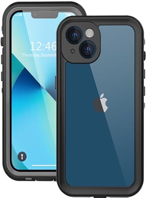 Amazon.com: Dewfoam for iPhone 13 Case Waterproof Shockproof Dustproof Full-Body Sturdy with ...