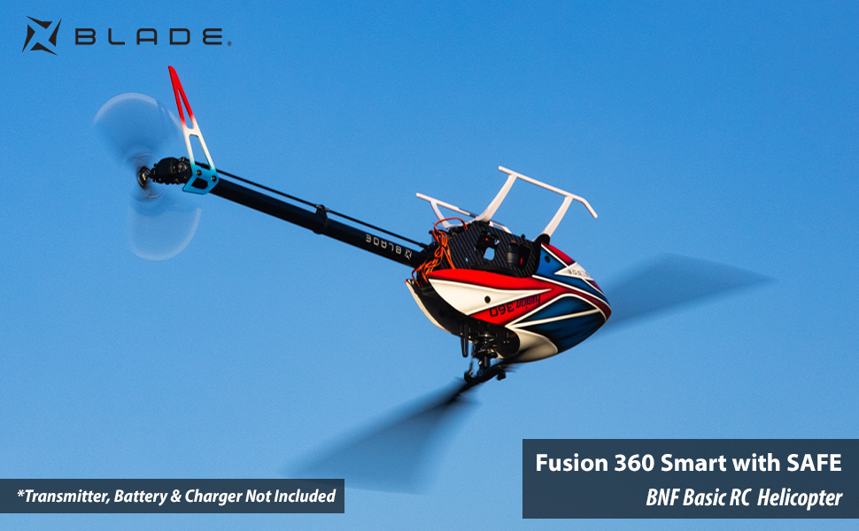 Amazon.com: Blade RC Helicopter Fusion 360 Smart BNF Basic (Transmitter, Battery and Charger Not ...