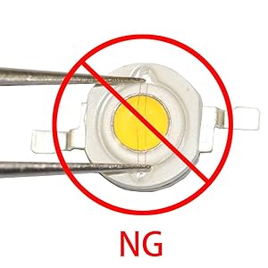 LEDGUHON 10PCS CRI90 High Power LED Chip,5W White SMD COB Light Emitter Diode Electronic ...