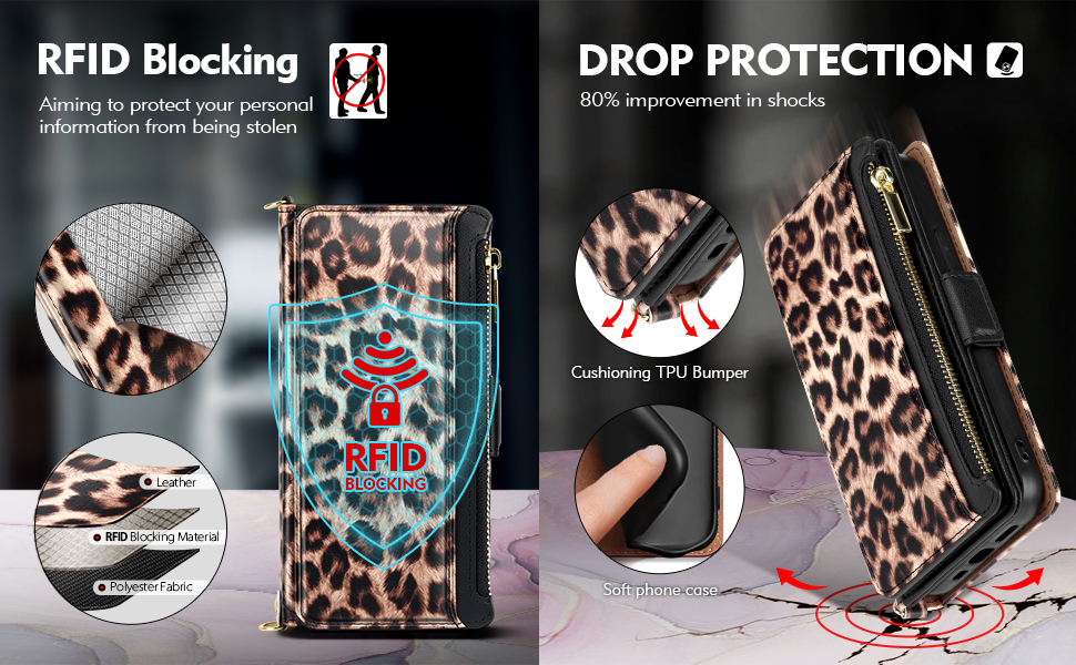 Amazon.com: Antsturdy for Samsung Galaxy S24+ Plus Wallet Case Women Men【RFID Blocking】,PU ...