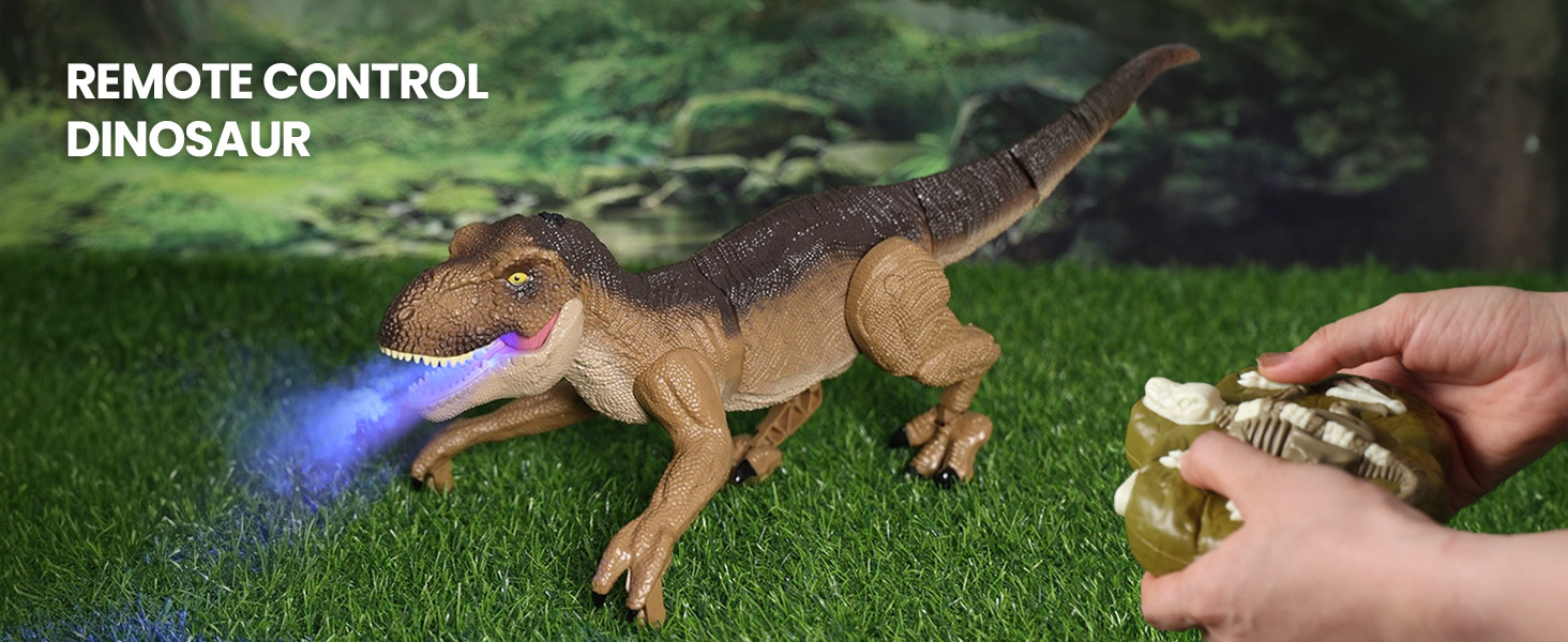 Amazon.com: RC Dinosaur Toys for Kids 3-5 Gesture Sensing T Rex Remote Control Dinosaurs for ...