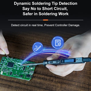 MINIWARE Original TS101 Lötkolben Upgrade von TS100 Portable Digital OLED Temperatur ...