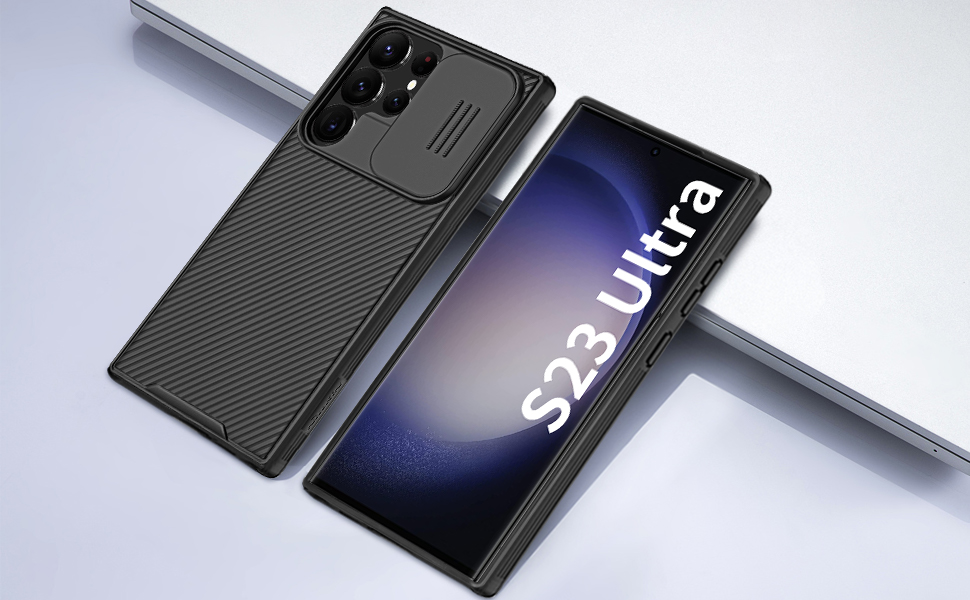 AROYI Case Compatible with Samsung S23 Ultra Case, S23 Ultra Case Camera Protection with Slide ...