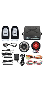 Amazon.com: EASYGUARD EC003 Smart Key PKE Passive Keyless Entry Car Alarm System Push Start ...