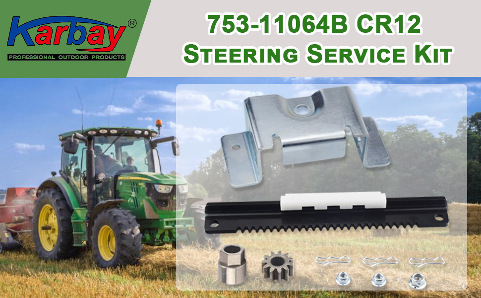 Amazon.com: 753-11064B CR12 Steering Service Kit for Cub Cadet CC30 CC30H CC30E Hydro Mini ...