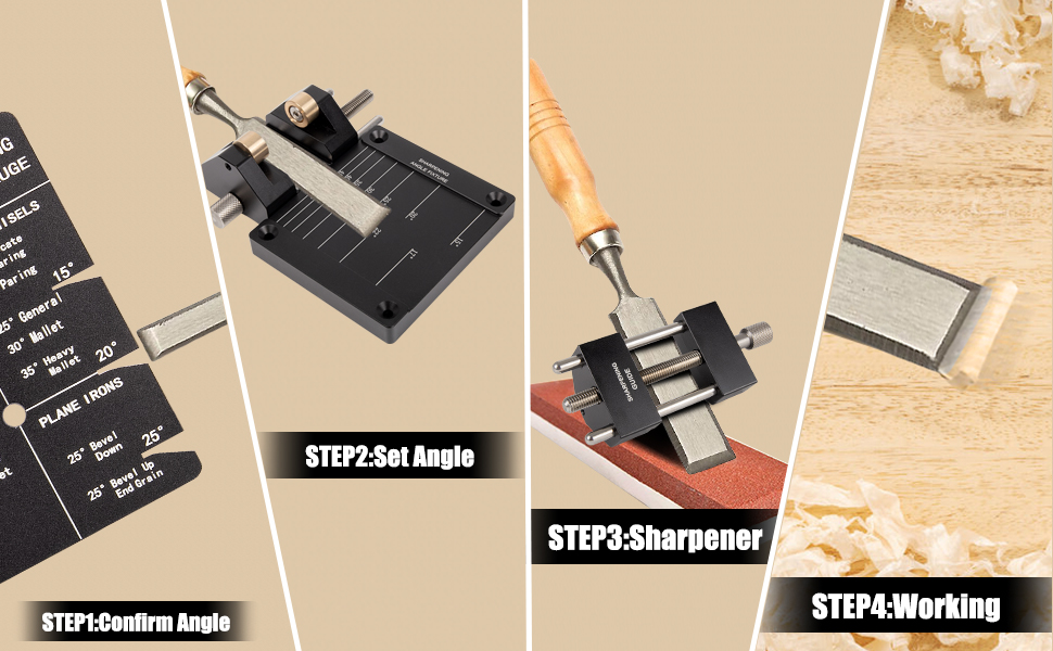 Amazon.com: Wztepeng Woodworking Honing Guide Tools Chisel & Plane ...