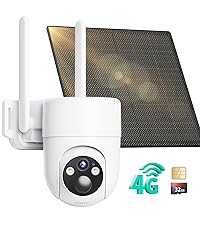 Amazon.com : LIWAN 4G LTE Cellular Solar Security Camera Wireless, Solar Powered, No WiFi ...