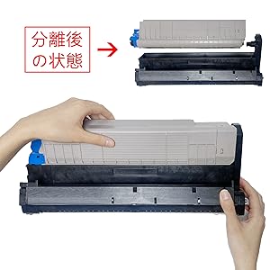 Amazon.co.jp: LCL OKI用 EPC-M3C1 EPC-M3C3 B801N B841DN B821N-T 10000ページ (1パック ブラック) 互換トナーカートリッジ ...
