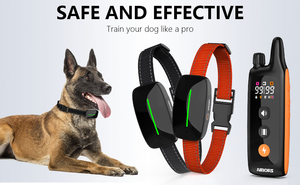 Amazon.com : Dog Shock Collar with Remote - 4000Ft Dog Training Collar for Small Medium Large ...