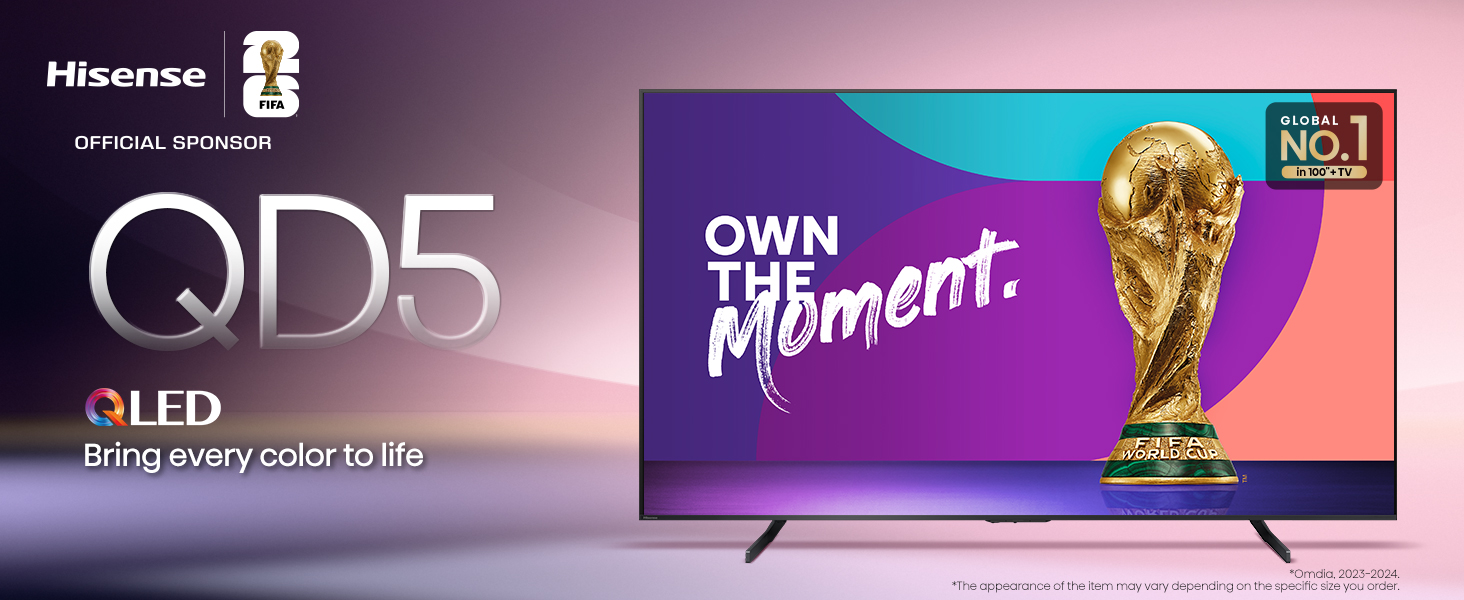 Amazon.com: Hisense 98" Class QD5 Series (98QD5QG, 2025 Model) Best Value QLED 4K UHD Smart ...