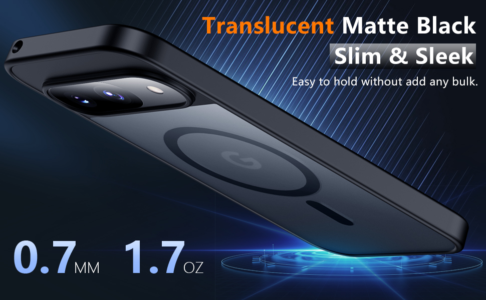 Amazon.com: teloxy Magnetic for Google Pixel 9 Pro Case/Google Pixel 9 Case,[Military Drop ...