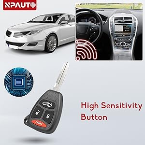 Amazon.com: NPAUTO Key Fob Replacement Fits for Jeep Commander 2006 ...